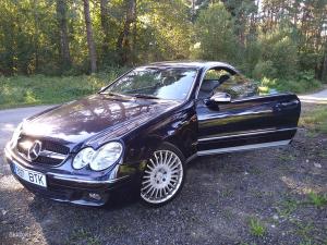 Zils Mercedes-Benz CLK 220 2007 Narva, ar dzinēja tilpumu 2.20 L un nobraukumu 290 tūkst. km par 3900 €, foto  vietnē AUTOMOTO.COM.LV