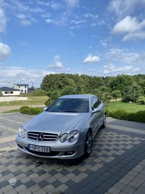 Grey Mercedes-Benz CLK 220 2007 in Kaunas, with an engine capacity of 2.15 L and mileage of 322 thousand km for 3200 €, photo  on AUTOMOTO.COM.LV
