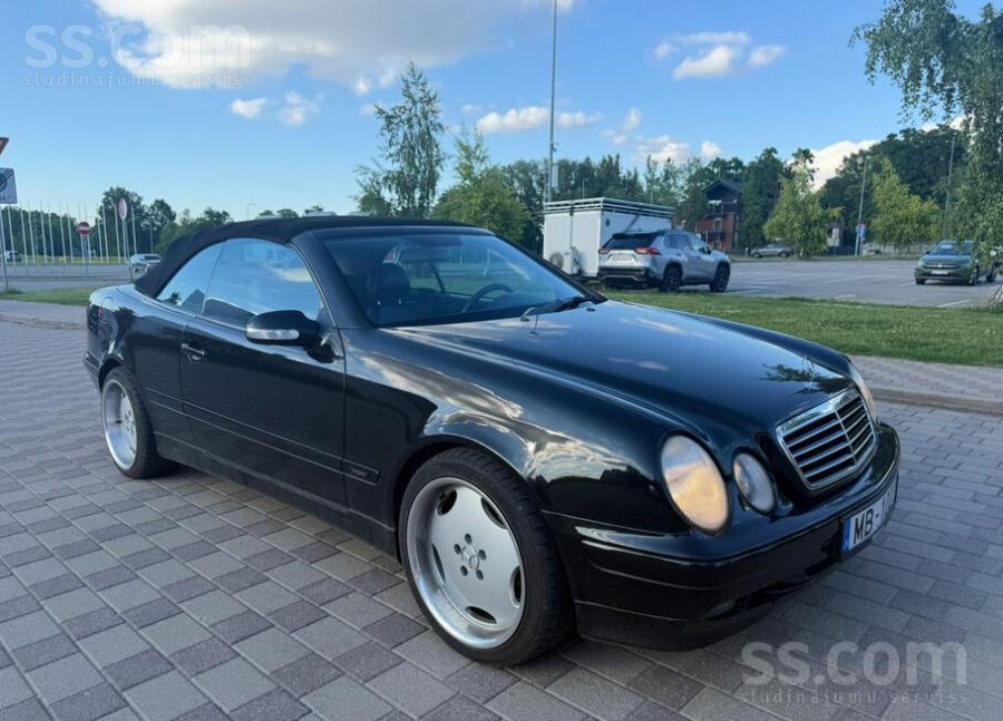 Melns Mercedes-Benz clk-230 1999 Rīga, ar dzinēja tilpumu 2.30 L un nobraukumu 220 tūkst. km par 6200 €, foto 1 vietnē AUTOMOTO.COM.LV