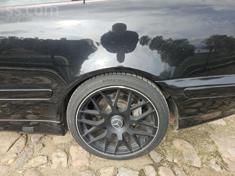 Black Mercedes-Benz clk-230 2000 in Cesis, with an engine capacity of 2.30 L and mileage of 209 thousand km for 3300 €, photo 10 on AUTOMOTO.COM.LV