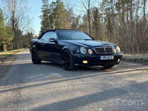 Blue Mercedes-Benz clk-230 2000 in Riga, with an engine capacity of 2.30 L and mileage of 274 thousand km for 2990 €, photo  on AUTOMOTO.COM.LV