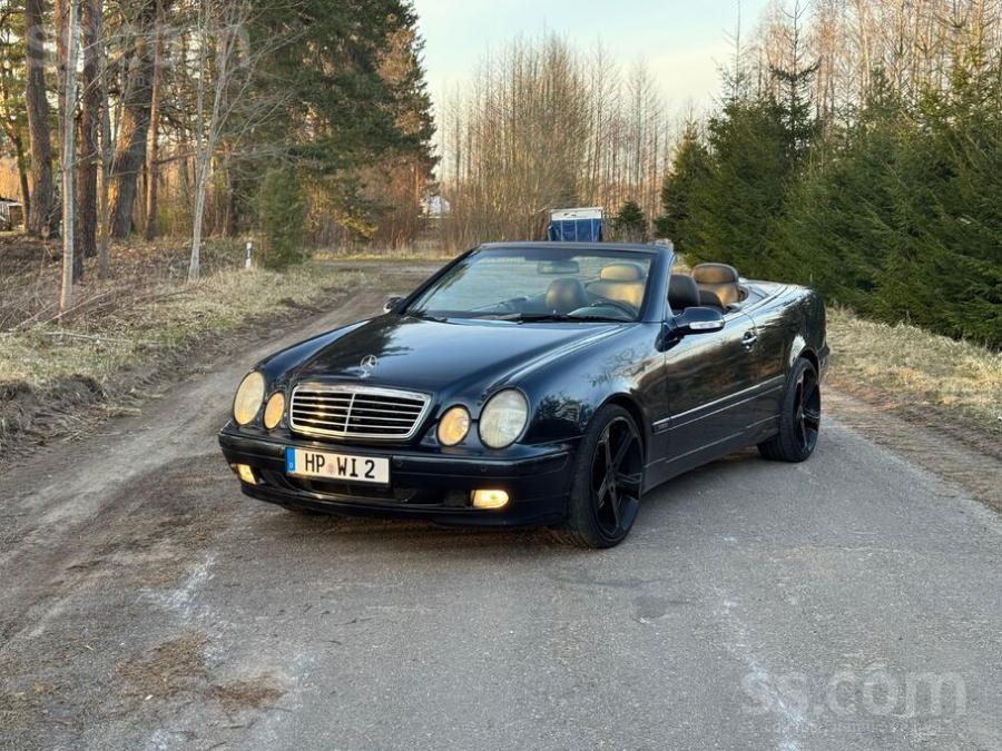 Синий Мерседес ЦЛК 230 2000 в Рига, объемом двигателя 2.30 л и пробегом 274 тыс. км за 2990 €, фото 7 на AUTOMOTO.COM.LV