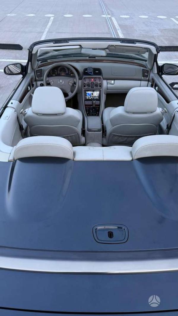Zils Mercedes-Benz clk-230 2000 Kauņa, ar dzinēja tilpumu 2.30 L un nobraukumu 186 tūkst. km par 7500 €, foto 8 vietnē AUTOMOTO.COM.LV