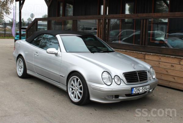 Grey Mercedes-Benz clk-230 2003 in Riga, with an engine capacity of 2.30 L and mileage of 0 thousand km for 9850 €, photo 10 on AUTOMOTO.COM.LV