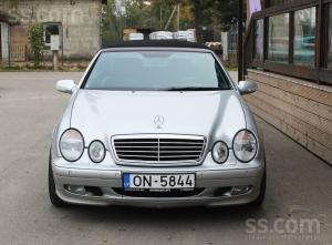 Grey Mercedes-Benz clk-230 2003 in Riga, with an engine capacity of 2.30 L and mileage of 0 thousand km for 9850 €, photo 11 on AUTOMOTO.COM.LV
