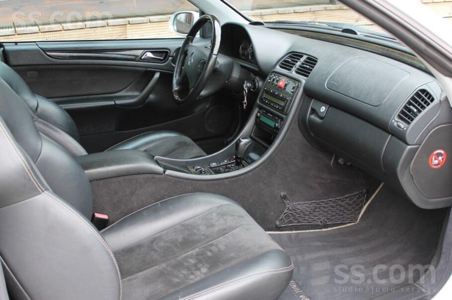 Grey Mercedes-Benz clk-230 2003 in Riga, with an engine capacity of 2.30 L and mileage of 0 thousand km for 9850 €, photo 12 on AUTOMOTO.COM.LV
