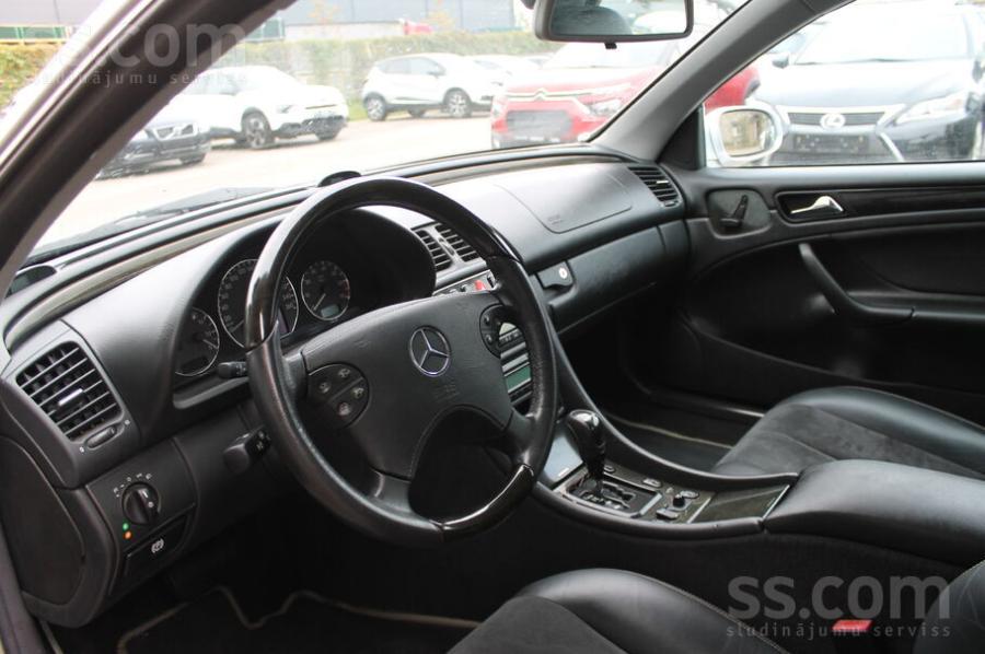 Grey Mercedes-Benz clk-230 2003 in Riga, with an engine capacity of 2.30 L and mileage of 0 thousand km for 9850 €, photo 16 on AUTOMOTO.COM.LV