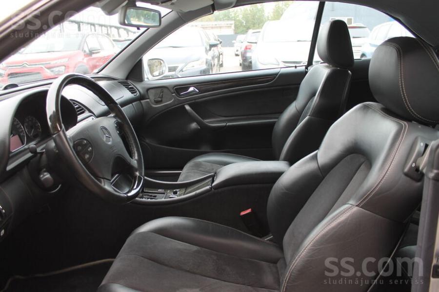 Grey Mercedes-Benz clk-230 2003 in Riga, with an engine capacity of 2.30 L and mileage of 0 thousand km for 9850 €, photo 17 on AUTOMOTO.COM.LV