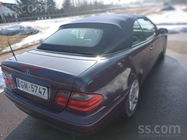 Violets Mercedes-Benz clk-230 1999 Ludza, ar dzinēja tilpumu 2.30 L un nobraukumu 331 tūkst. km par 2500 €, foto 3 vietnē AUTOMOTO.COM.LV