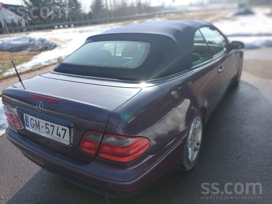 Violets Mercedes-Benz clk-230 1999 Ludza, ar dzinēja tilpumu 2.30 L un nobraukumu 331 tūkst. km par 2500 €, foto 4 vietnē AUTOMOTO.COM.LV