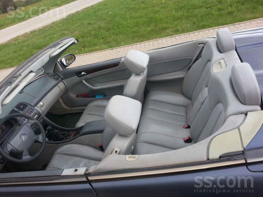 Violets Mercedes-Benz clk-230 1999 Ludza, ar dzinēja tilpumu 2.30 L un nobraukumu 331 tūkst. km par 2500 €, foto 5 vietnē AUTOMOTO.COM.LV