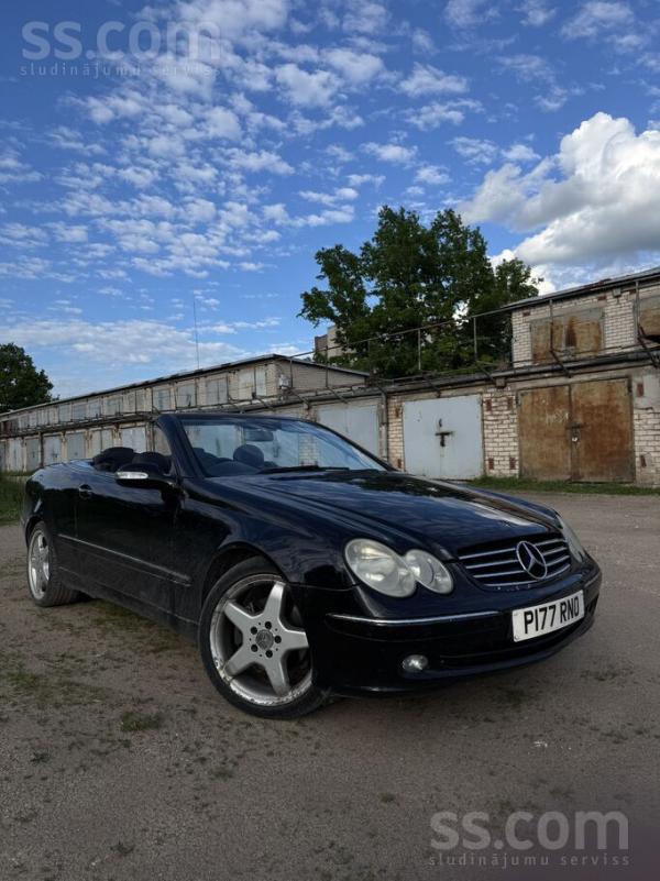 Melns Mercedes-Benz clk-240 2004 Rēzekne, ar dzinēja tilpumu 2.60 L un nobraukumu 272 tūkst. km par 2050 €, foto 1 vietnē AUTOMOTO.COM.LV