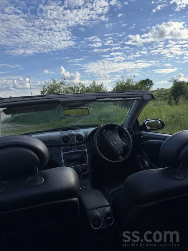 Melns Mercedes-Benz clk-240 2004 Rēzekne, ar dzinēja tilpumu 2.60 L un nobraukumu 272 tūkst. km par 2050 €, foto 5 vietnē AUTOMOTO.COM.LV