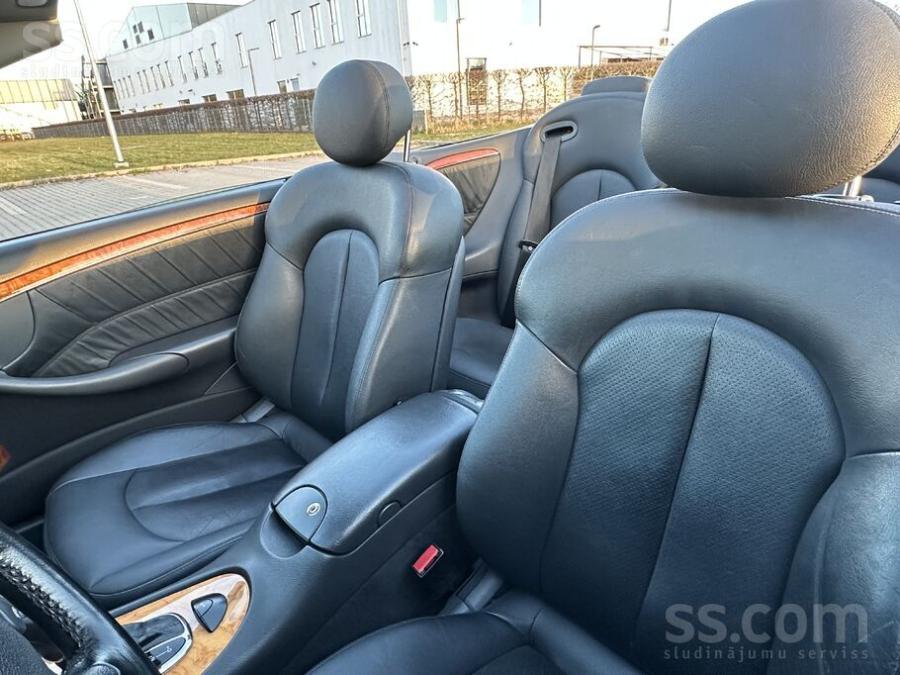 Mercedes-Benz clk-240 2004 in Riga, with an engine capacity of 2.60 L and mileage of 241 thousand km for 6500 €, photo 18 on AUTOMOTO.COM.LV