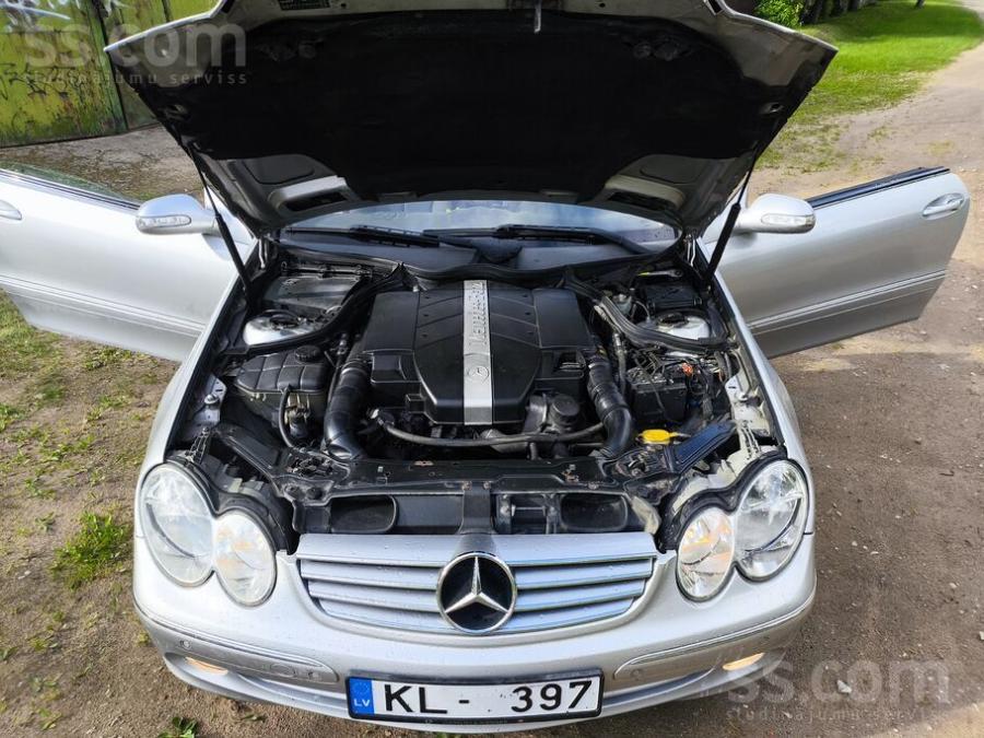 Mercedes-Benz clk-240 2002 in Valmiera, with an engine capacity of 2.60 L and mileage of 306 thousand km for 1990 €, photo 20 on AUTOMOTO.COM.LV