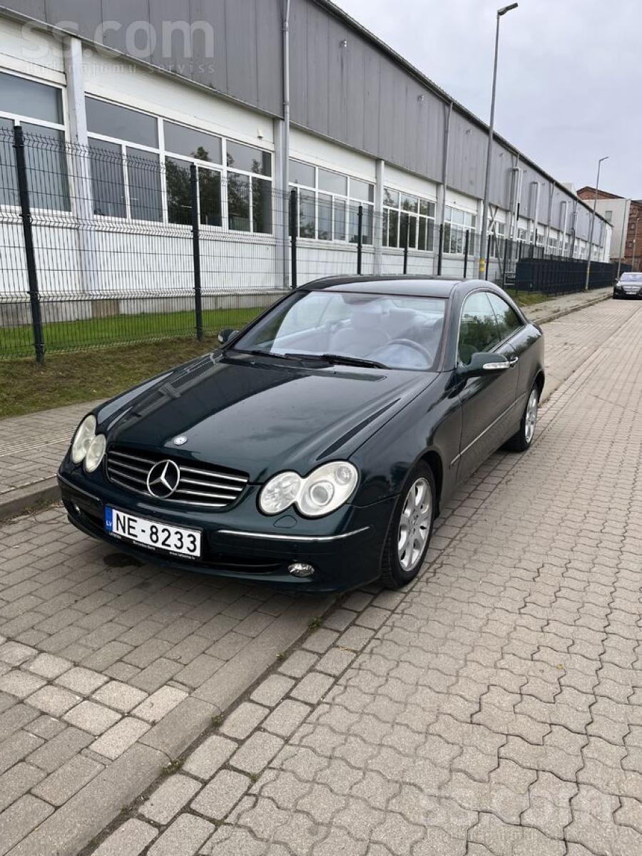 Zaļš Mercedes-Benz clk-240 2004 Liepāja, ar dzinēja tilpumu 2.60 L un nobraukumu 232 tūkst. km par 3000 €, foto 1 vietnē AUTOMOTO.COM.LV
