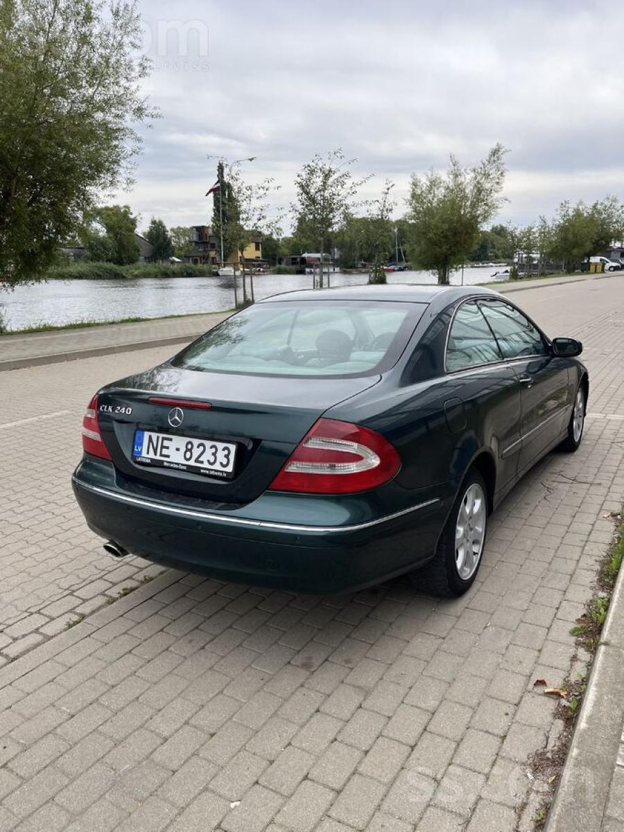 Zaļš Mercedes-Benz clk-240 2004 Liepāja, ar dzinēja tilpumu 2.60 L un nobraukumu 232 tūkst. km par 3000 €, foto 6 vietnē AUTOMOTO.COM.LV