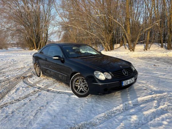 Black Mercedes-Benz clk-270 2003 in Riga, with an engine capacity of 2.70 L and mileage of 356 thousand km for 2790 €, photo 1 on AUTOMOTO.COM.LV