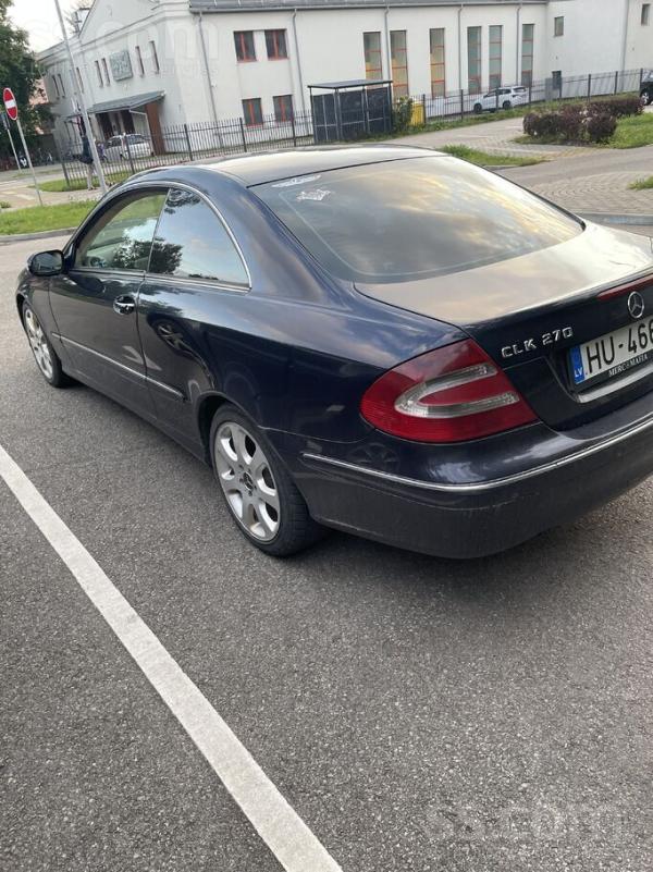 Melns Mercedes-Benz clk-270 2005 Daugavpils, ar dzinēja tilpumu 2.70 L un nobraukumu 376 tūkst. km par 2650 €, foto 6 vietnē AUTOMOTO.COM.LV