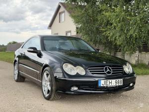 Black Mercedes-Benz clk-270 2005 in Vilnius, with an engine capacity of 2.69 L and mileage of 334 thousand km for 1950 €, photo 4 on AUTOMOTO.COM.LV