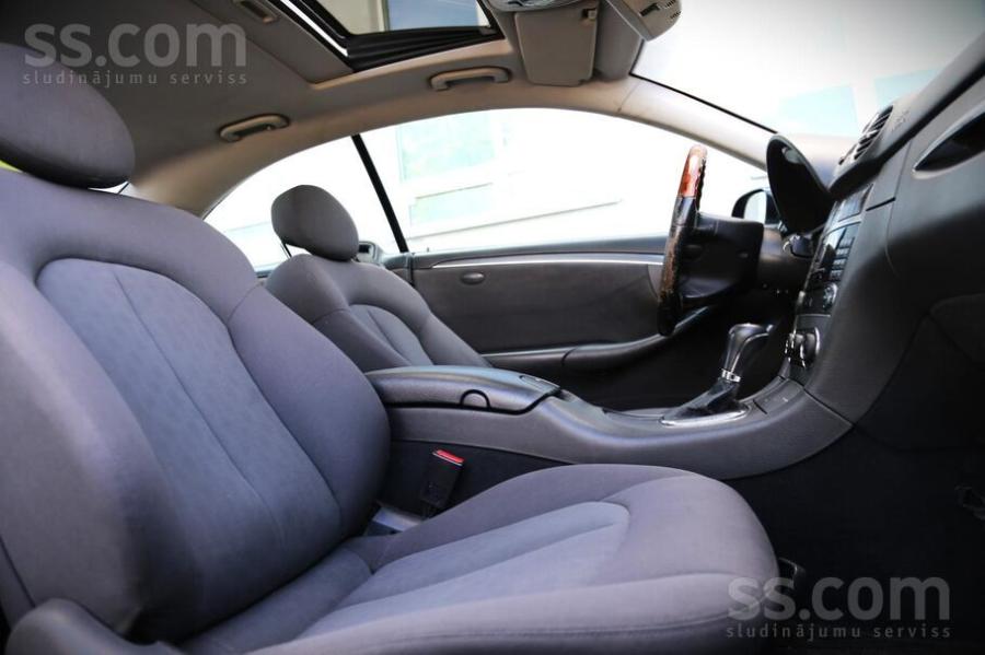Black Mercedes-Benz clk-270 2005 in Riga, with an engine capacity of 2.70 L and mileage of 325 thousand km for 2995 €, photo 13 on AUTOMOTO.COM.LV