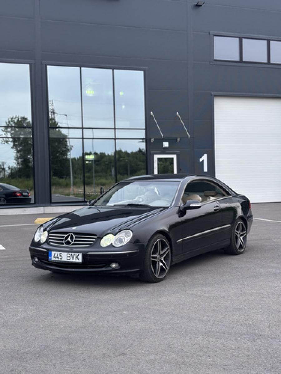 Melns Mercedes-Benz clk-270 2005 Narva, ar dzinēja tilpumu 2.70 L un nobraukumu 342 tūkst. km par 4300 €, foto 3 vietnē AUTOMOTO.COM.LV