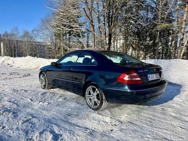 Blue Mercedes-Benz clk-270 2003 in Vilnius, with an engine capacity of 2.69 L and mileage of 294 thousand km for 2500 €, photo 3 on AUTOMOTO.COM.LV