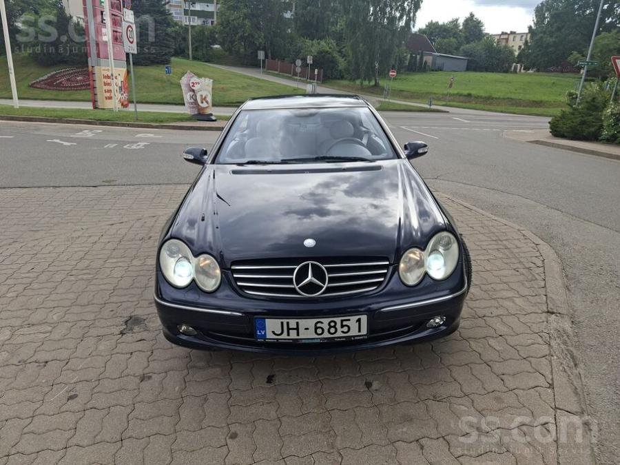Синий Мерседес ЦЛК 270 2003 в Тукумс, объемом двигателя 2.70 л и пробегом 252 тыс. км за 2200 €, фото 9 на AUTOMOTO.COM.LV