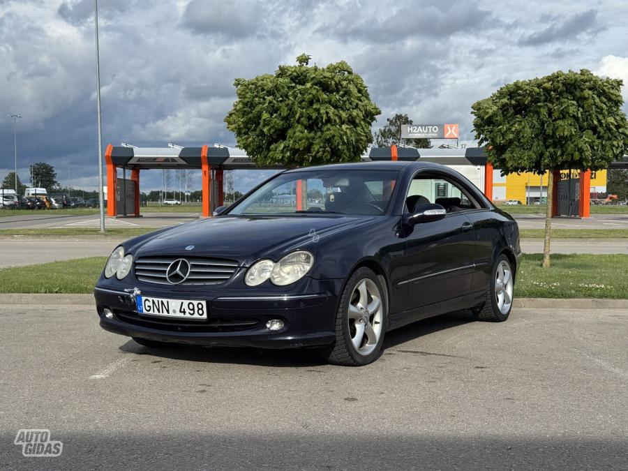 Blue Mercedes-Benz clk-270 2004 in Marijampole, with an engine capacity of 2.70 L and mileage of 291 thousand km for 1600 €, photo 1 on AUTOMOTO.COM.LV