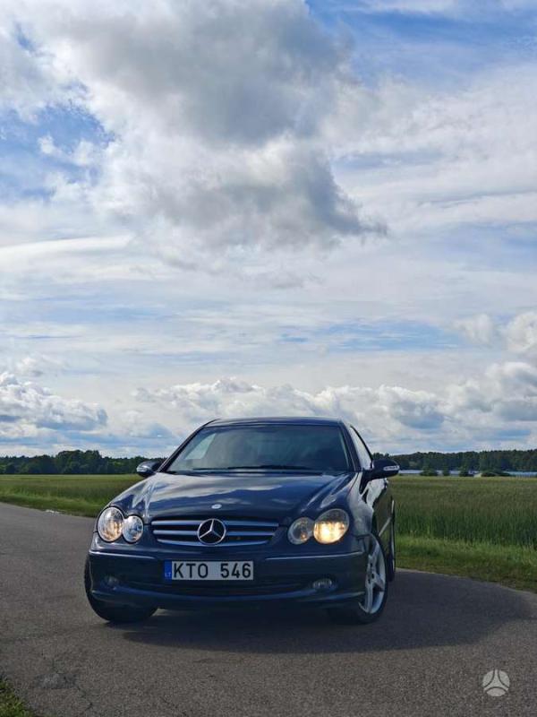 Blue Mercedes-Benz clk-270 2005 in Elektrenai, with an engine capacity of 0.00 L and mileage of 260 thousand km for 2850 €, photo 2 on AUTOMOTO.COM.LV