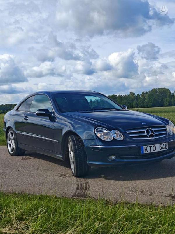 Blue Mercedes-Benz clk-270 2005 in Elektrenai, with an engine capacity of 0.00 L and mileage of 260 thousand km for 2850 €, photo 5 on AUTOMOTO.COM.LV