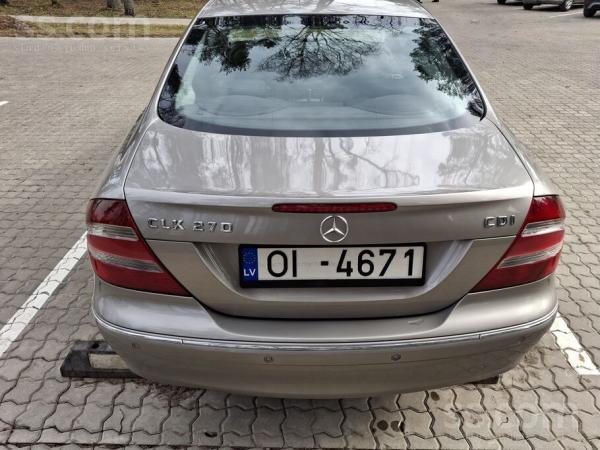 Mercedes-Benz clk-270 2004 in Riga, with an engine capacity of 2.70 L and mileage of 251 thousand km for 3500 €, photo 3 on AUTOMOTO.COM.LV