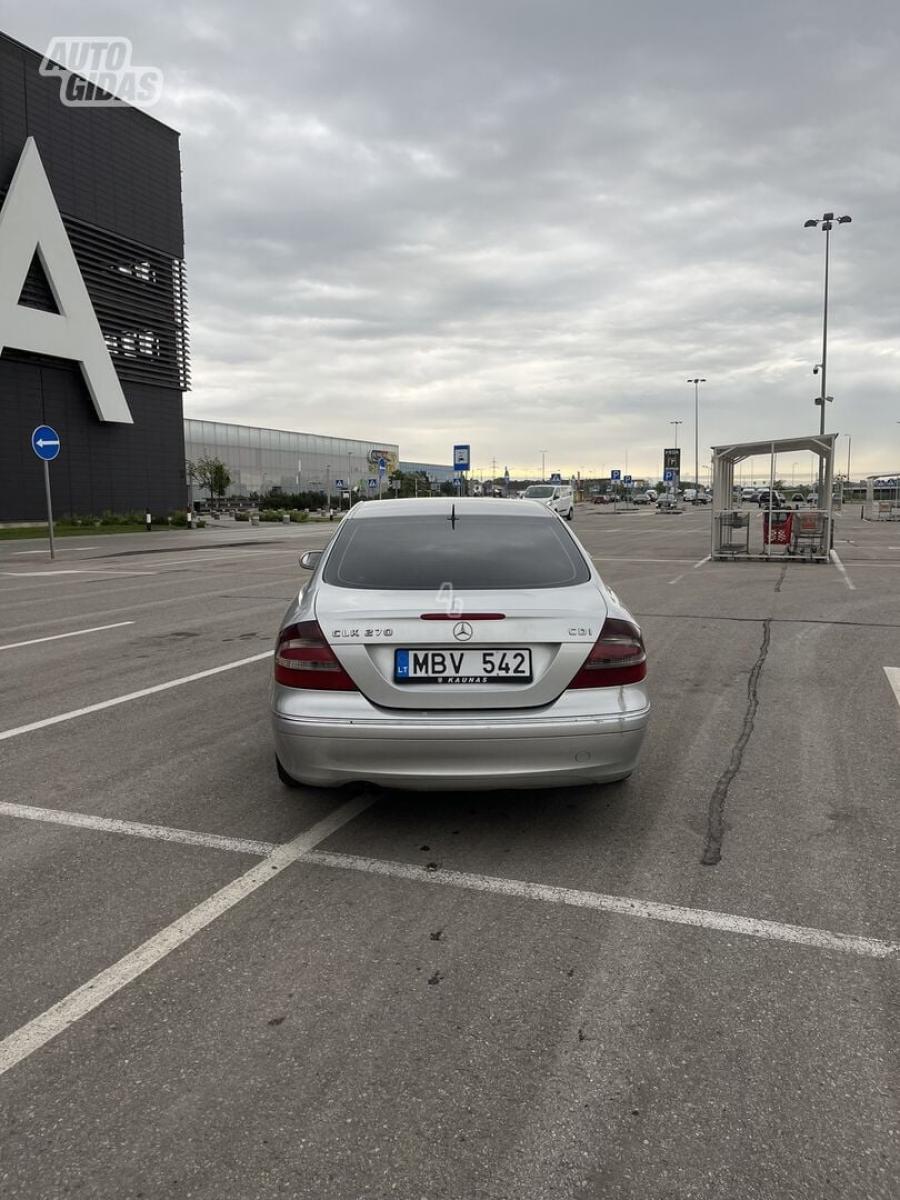 Grey Mercedes-Benz clk-270 2003 in Kaunas, with an engine capacity of 6.50 L and mileage of 248 thousand km for 1850 €, photo 7 on AUTOMOTO.COM.LV