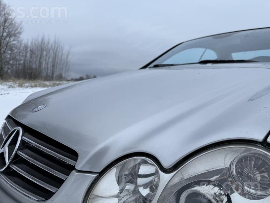 Grey Mercedes-Benz clk-270 2003 in Riga, with an engine capacity of 2.70 L and mileage of 380 thousand km for 2800 €, photo 6 on AUTOMOTO.COM.LV