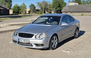 Pelēks Mercedes-Benz clk-270 2003 Rīga, ar dzinēja tilpumu 2.70 L un nobraukumu 282 tūkst. km par 2500 €, foto  vietnē AUTOMOTO.COM.LV