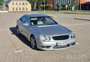 Pelēks Mercedes-Benz clk-270 2003 Rīga, ar dzinēja tilpumu 2.70 L un nobraukumu 282 tūkst. km par 2500 €, foto 3 vietnē AUTOMOTO.COM.LV