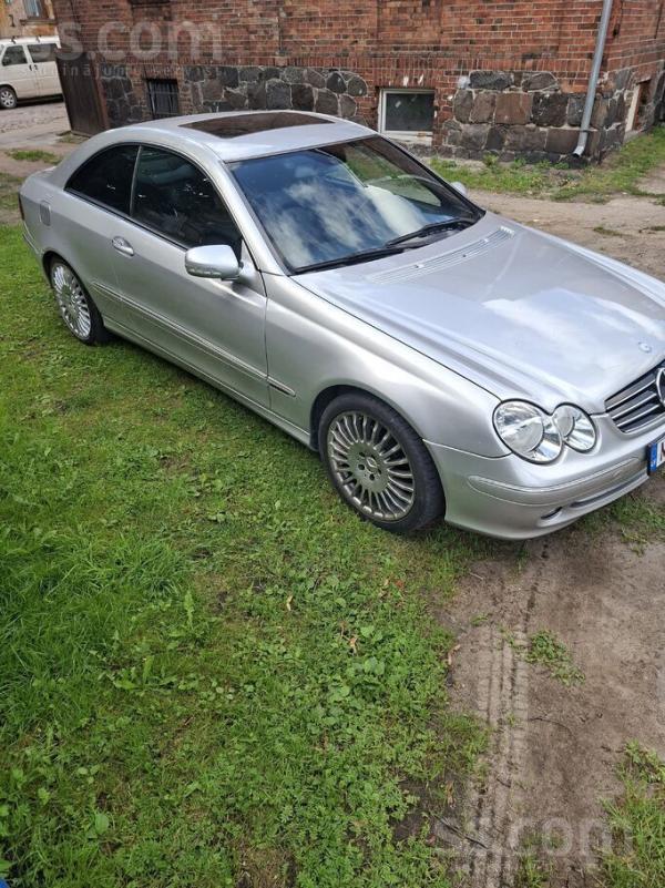 Grey Mercedes-Benz clk-270 2003 in Liepaja, with an engine capacity of 2.70 L and mileage of 161 thousand km for 2150 €, photo 1 on AUTOMOTO.COM.LV
