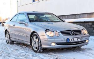 Pelēks Mercedes-Benz clk-270 2004 Viļņa, ar dzinēja tilpumu 2.69 L un nobraukumu 203 tūkst. km par 3800 €, foto 1 vietnē AUTOMOTO.COM.LV