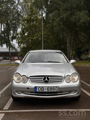 Grey Mercedes-Benz clk-270 2004 in Riga, with an engine capacity of 2.70 L and mileage of 344 thousand km for 2500 €, photo 3 on AUTOMOTO.COM.LV