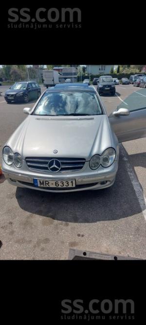 Grey Mercedes-Benz clk-270 2005 in Riga, with an engine capacity of 2.70 L and mileage of 263 thousand km for 2600 €, photo  on AUTOMOTO.COM.LV