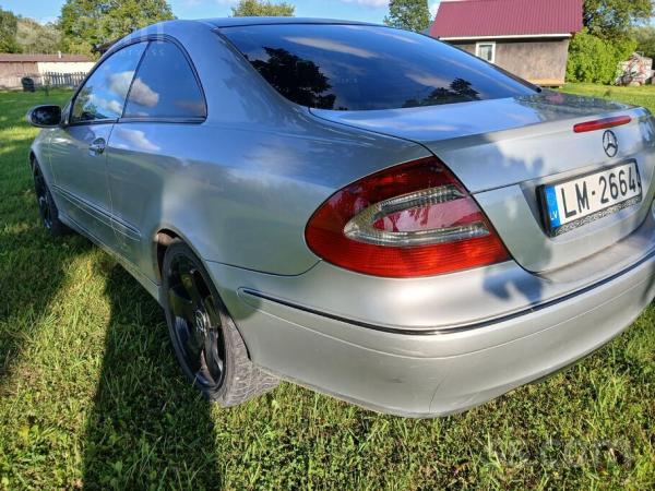 Grey Mercedes-Benz clk-270 2005 in Ogre, with an engine capacity of 2.70 L and mileage of 297 thousand km for 3200 €, photo 3 on AUTOMOTO.COM.LV