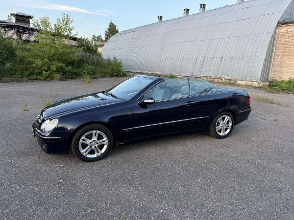 Blue Mercedes-Benz clk-280 2005 in Kupiskis, with an engine capacity of 3.00 L and mileage of 269 thousand km for 2950 €, photo 1 on AUTOMOTO.COM.LV