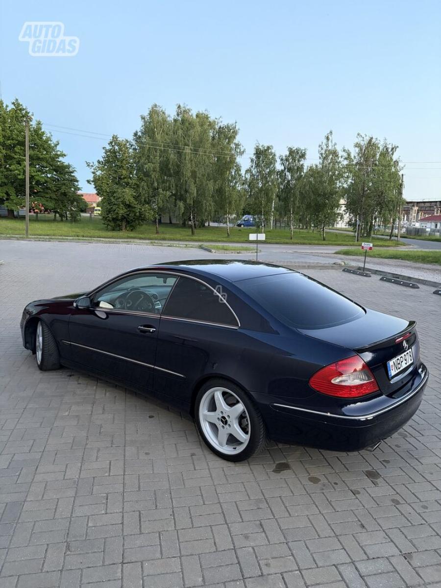 Blue Mercedes-Benz clk-280 2006 in Kaunas, with an engine capacity of 2.80 L and mileage of 215 thousand km for 3200 €, photo 5 on AUTOMOTO.COM.LV