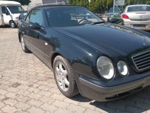 Black Mercedes-Benz CLK 320 1998 in Utena, with an engine capacity of 3.20 L and mileage of 0 thousand km for 3650 €, photo  on AUTOMOTO.COM.LV