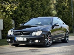 Black Mercedes-Benz CLK 320 2006 in Riga, with an engine capacity of 3.00 L and mileage of 339 thousand km for 5990 €, photo  on AUTOMOTO.COM.LV
