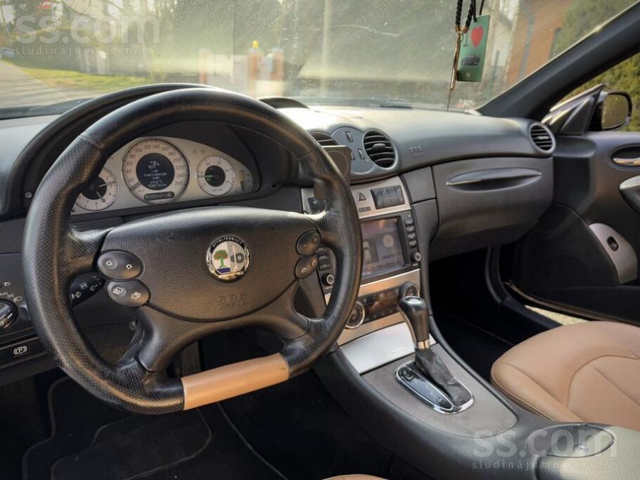 Melns Mercedes-Benz CLK 320 2006 Rīga, ar dzinēja tilpumu 3.00 L un nobraukumu 339 tūkst. km par 5990 €, foto 14 vietnē AUTOMOTO.COM.LV
