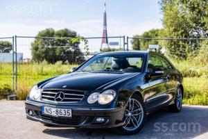 Melns Mercedes-Benz CLK 320 2006 Rīga, ar dzinēja tilpumu 3.00 L un nobraukumu 409 tūkst. km par 4490 €, foto  vietnē AUTOMOTO.COM.LV