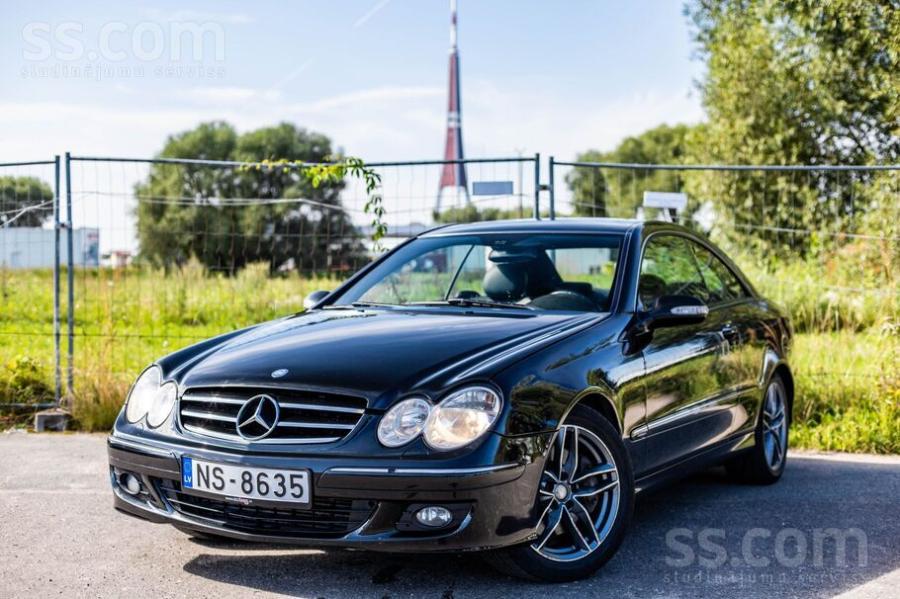 Melns Mercedes-Benz CLK 320 2006 Rīga, ar dzinēja tilpumu 3.00 L un nobraukumu 409 tūkst. km par 4490 €, foto 1 vietnē AUTOMOTO.COM.LV