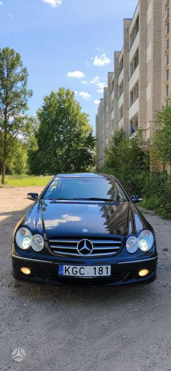 Melns Mercedes-Benz CLK 320 2007 Šauļi, ar dzinēja tilpumu 3.00 L un nobraukumu 441 tūkst. km par 4000 €, foto 1 vietnē AUTOMOTO.COM.LV