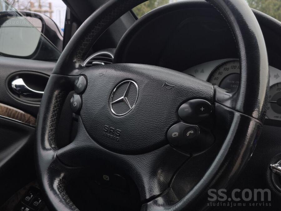 Black Mercedes-Benz CLK 320 2008 in Riga, with an engine capacity of 3.00 L and mileage of 0 thousand km for 4990 €, photo 15 on AUTOMOTO.COM.LV